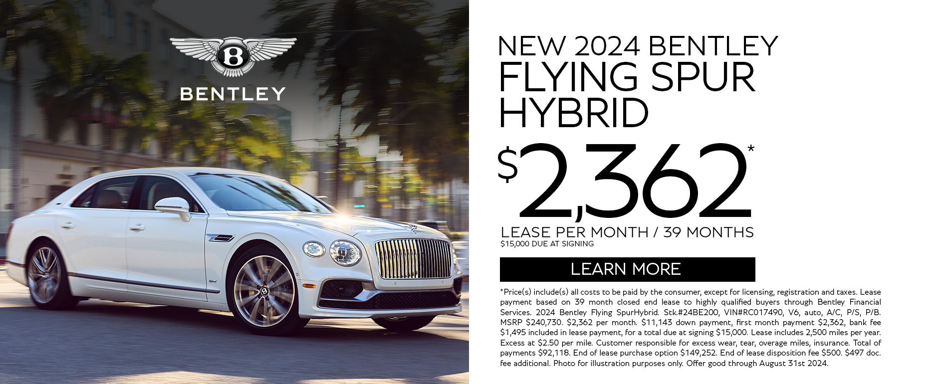Bentley Flying Spur: Discover Elegance at Bentley Palmyra